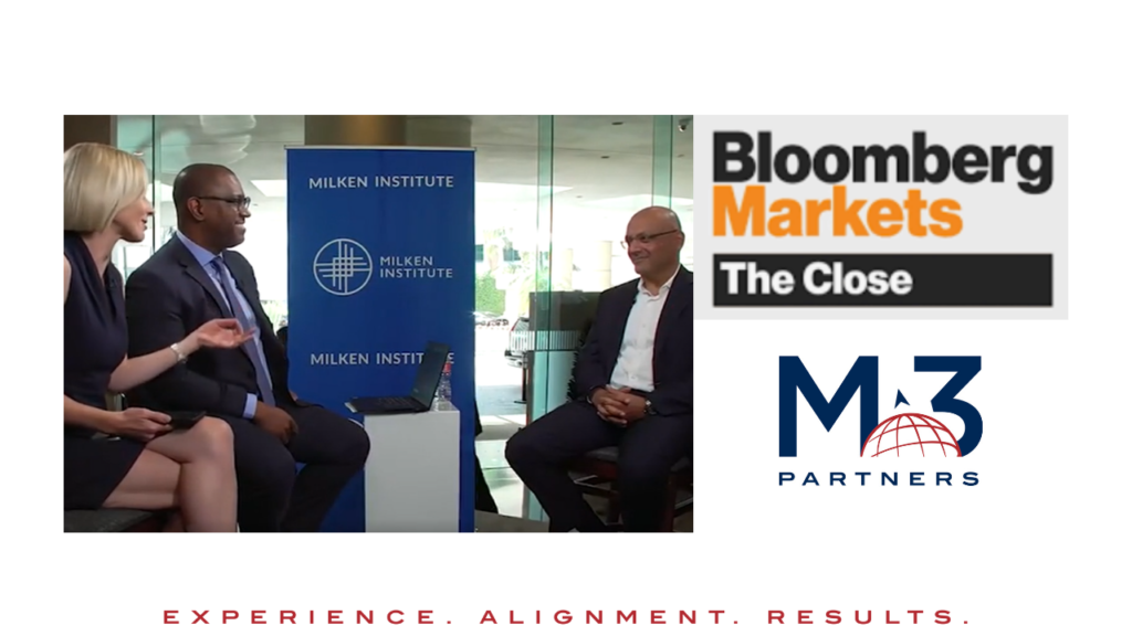 Mo Meghji Featured on Bloomberg TV from the Milken Institute Global ...